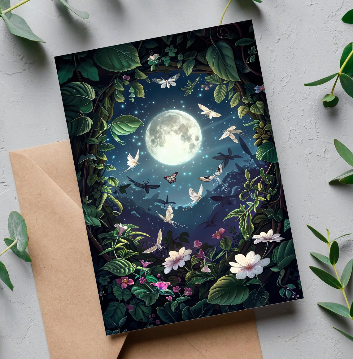 Magic Moonlight Card Birthday Invitation Gifts Girl Daughter Niece ...
