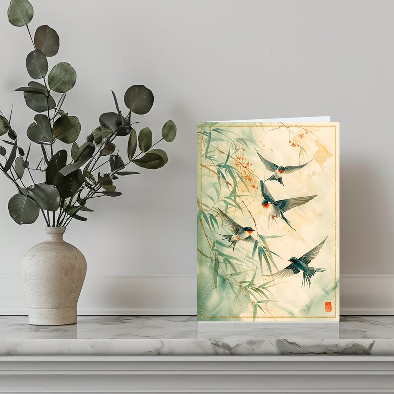Delicate Happy Birthday Card Personalised Gift for Any Occasion ...