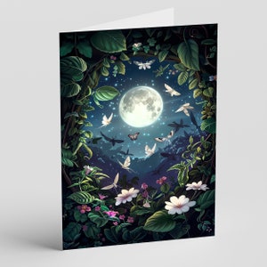 Magic Moonlight Card Birthday Invitation Gifts Girl Daughter Niece ...