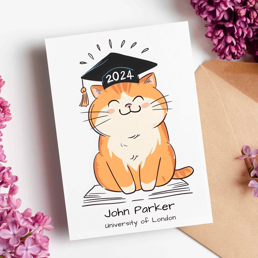 Personalised Graduation Card Congratulations on Your Graduation ...