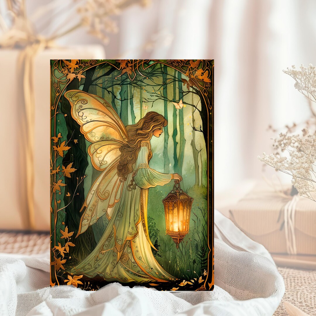 Unique Gift for Fairies Lovers, Fully Illustrated Birthday Greeting ...