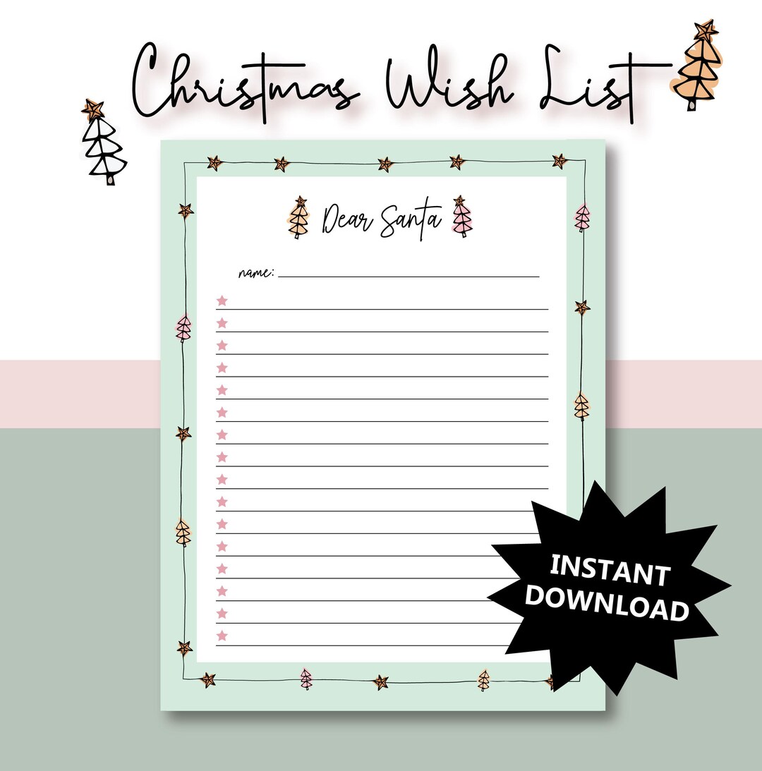 Modern Christmas Wish List for Adults for the Holidays Gifting List for ...
