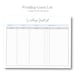 Wedding Guest List Tracker Printable Guest Planner Template Editable ...