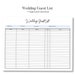 Wedding Guest List Tracker Printable Guest Planner Template Editable ...