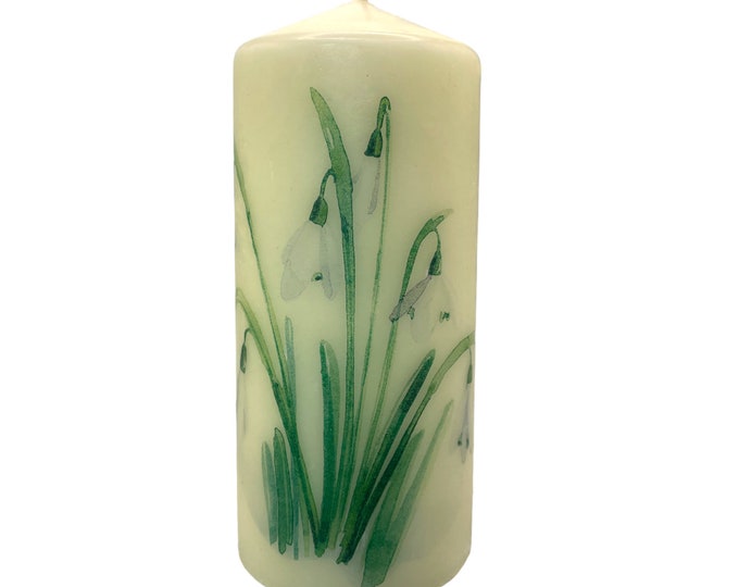 LED Candle spring is Here 3D Effect Wax Pillar Candle Gift Handmade ...
