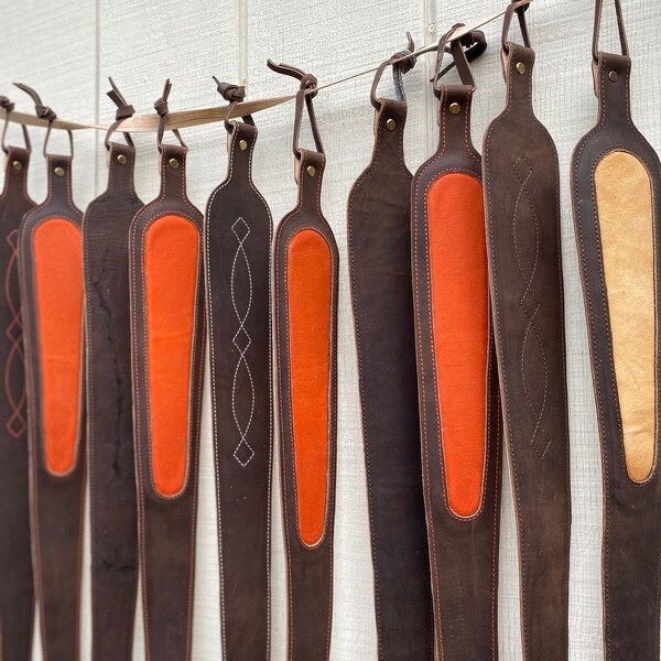 Leather Rifle Sling - Etsy