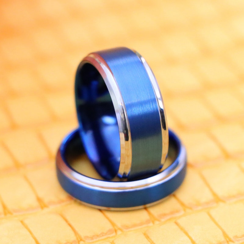 Blue Wedding Bands - Etsy