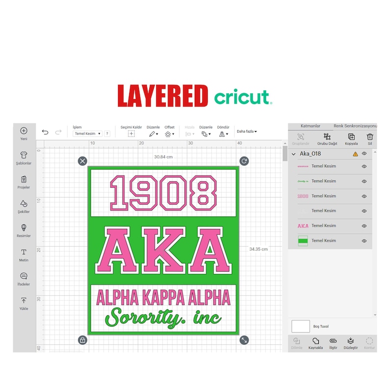 AKA SVG Bundle, Alpha Kappa Alpha, Cricut & Silhouette (instant Download) - Etsy