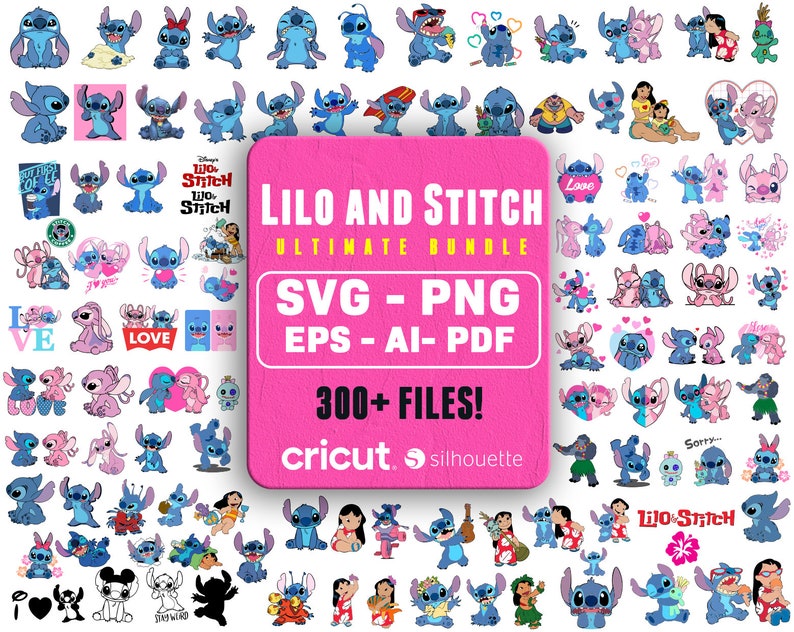 Lilo and Stitch Svg High Quality Lilo and Stitch PNG - Etsy UK