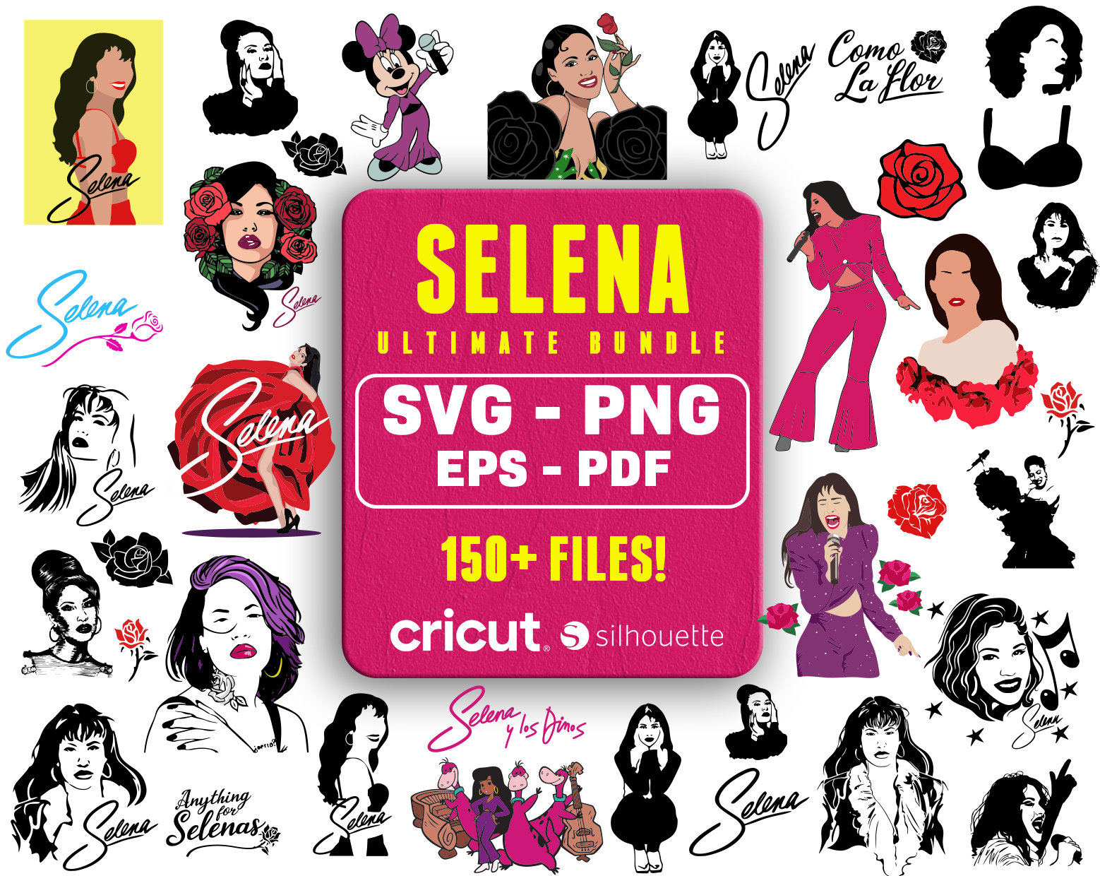 Selena Quintanilla Svg, Selena Svg for Cricut, Selena Clipart, Digiatl ...