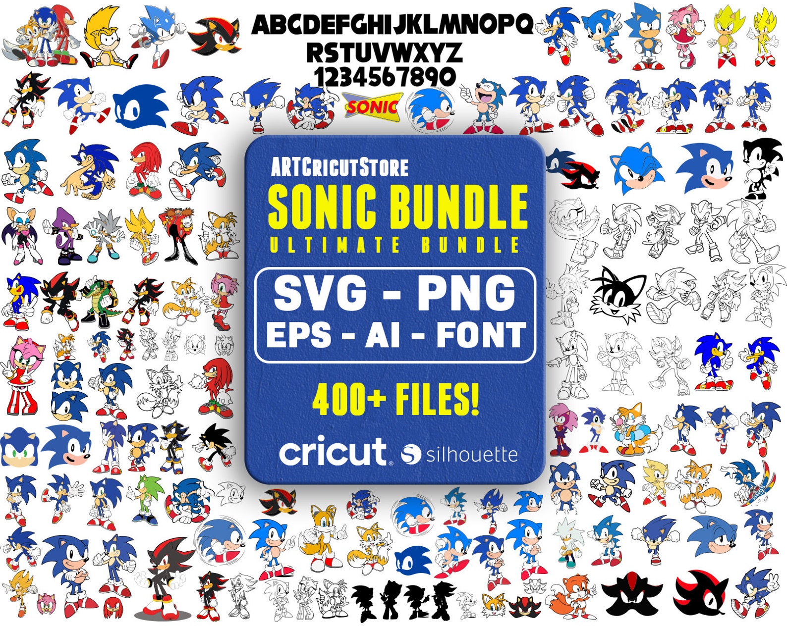Sonic Hedgehog Svg, Sonic Svg, Sonic Png, Archivos digitales de alta ...