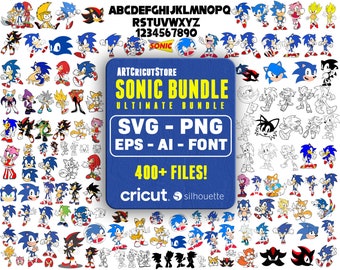 Sonic the Hedgehog Svg Png Clipart Instant Digital Download - Etsy