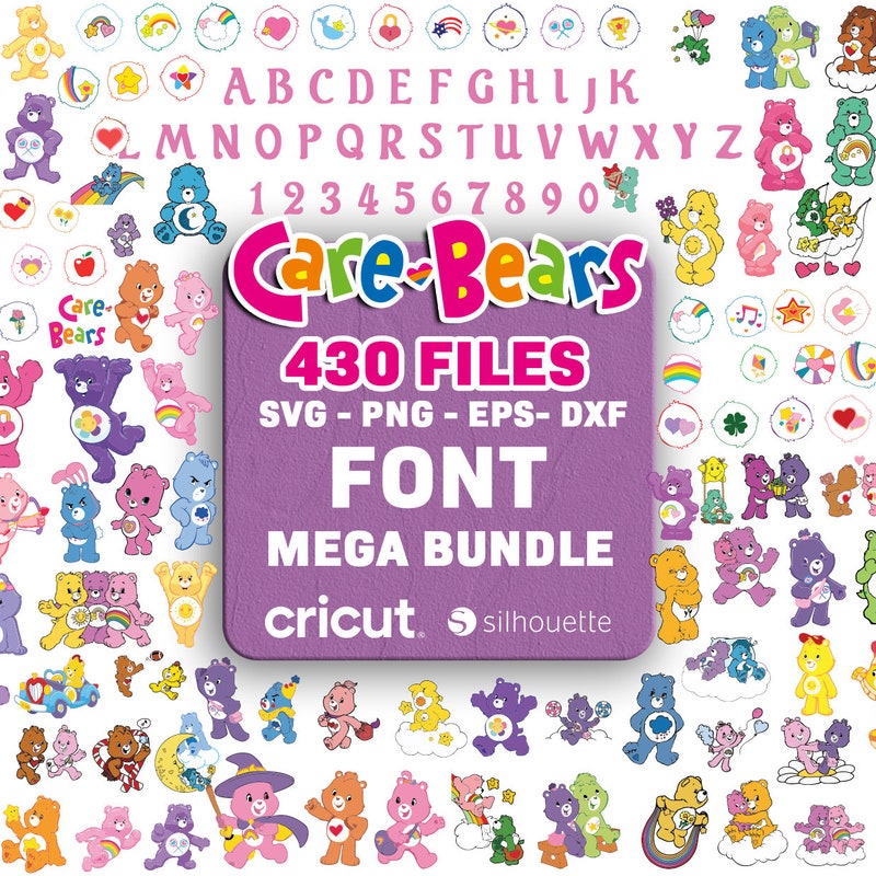 Care Bears Svg - Etsy