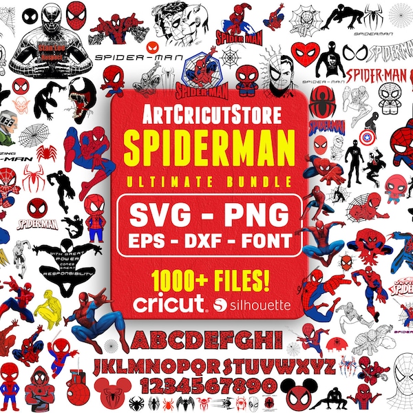 Spiderman Svg - Etsy