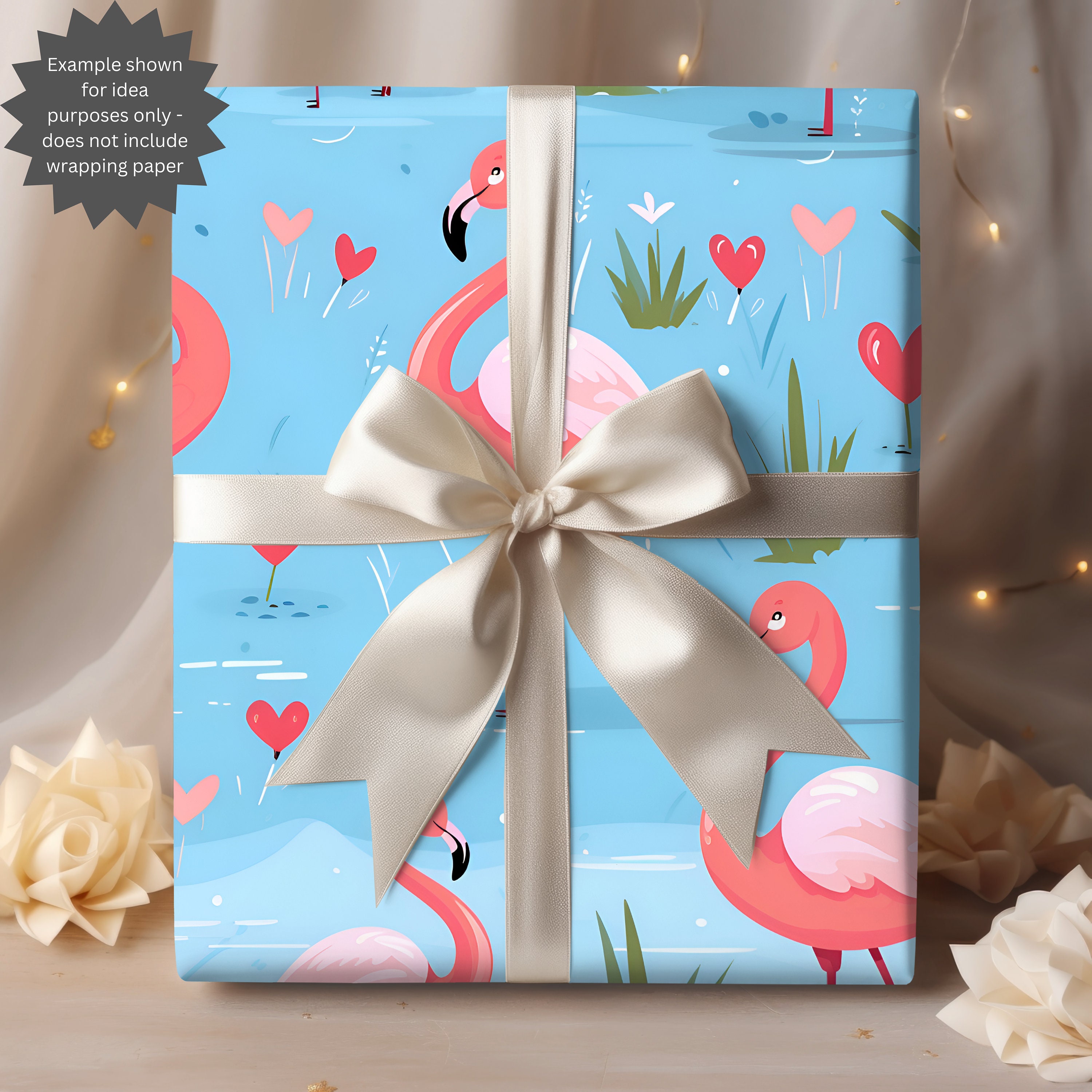 Pink Flamingo Printable Background Scrapbook Papers, 12x12 Seamless ...
