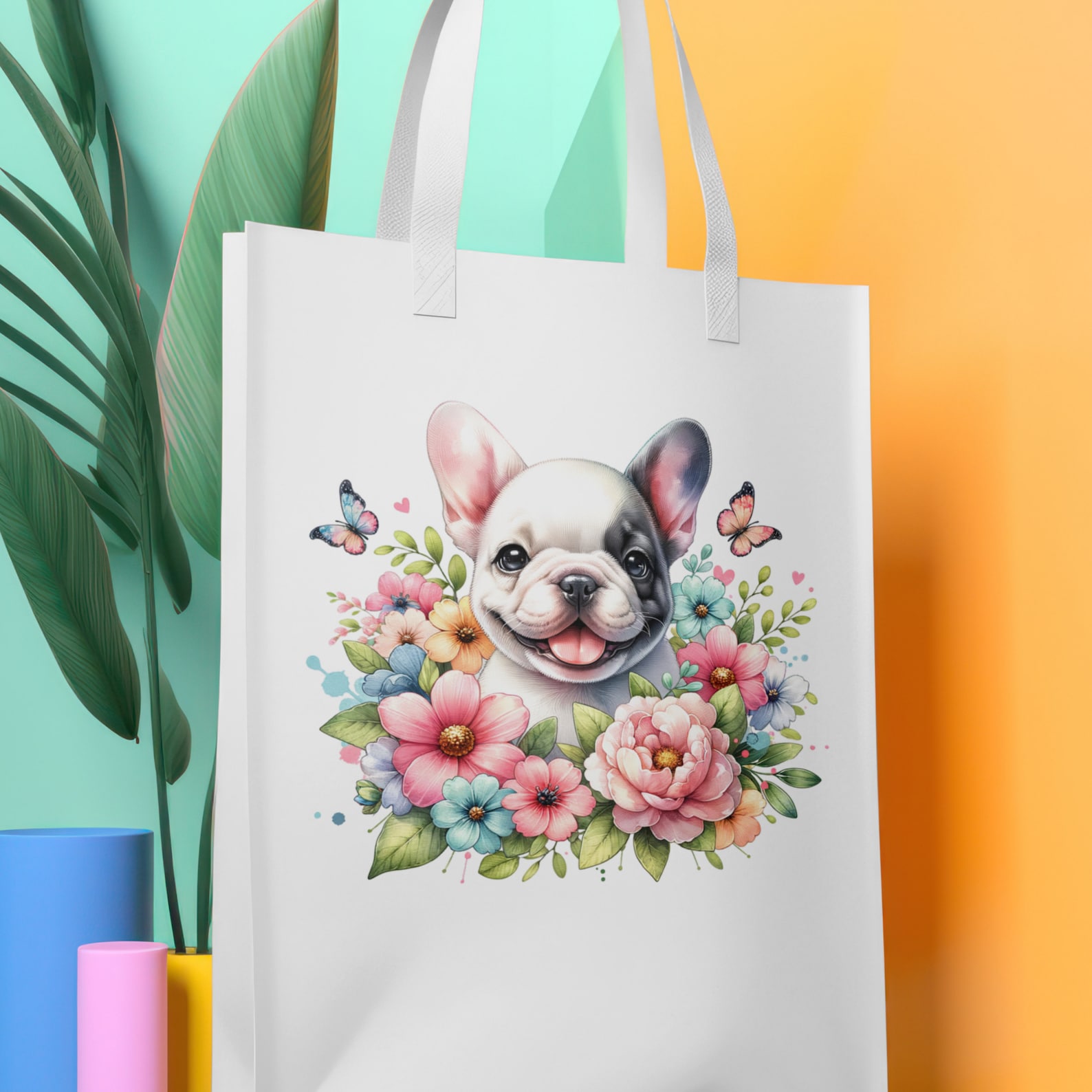 Spring Frenchies Clipart Bundle Set of 8 Clipart Files Cute French ...