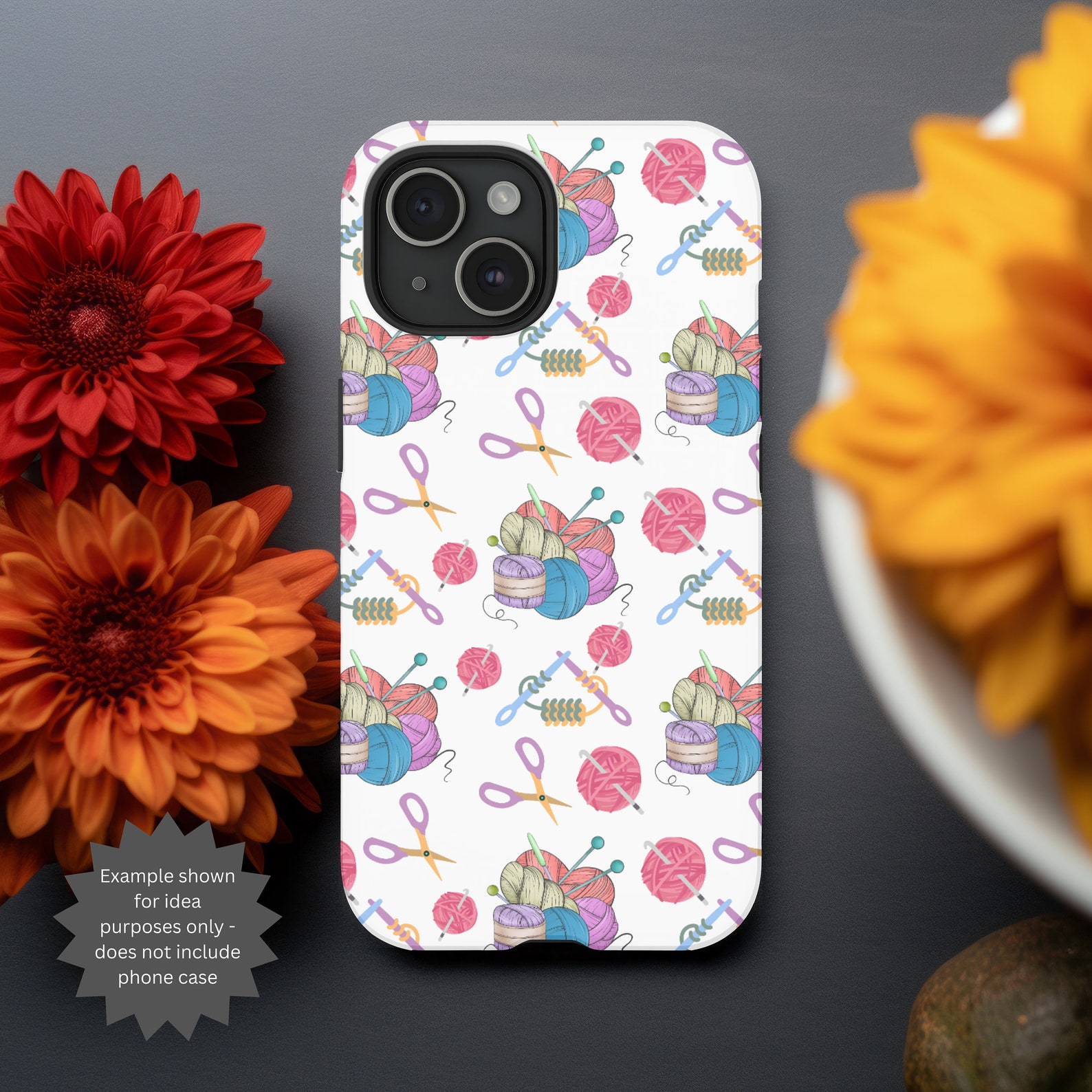 Crochet & Knit Printable Background Scrapbook Papers 12x12 Seamless ...