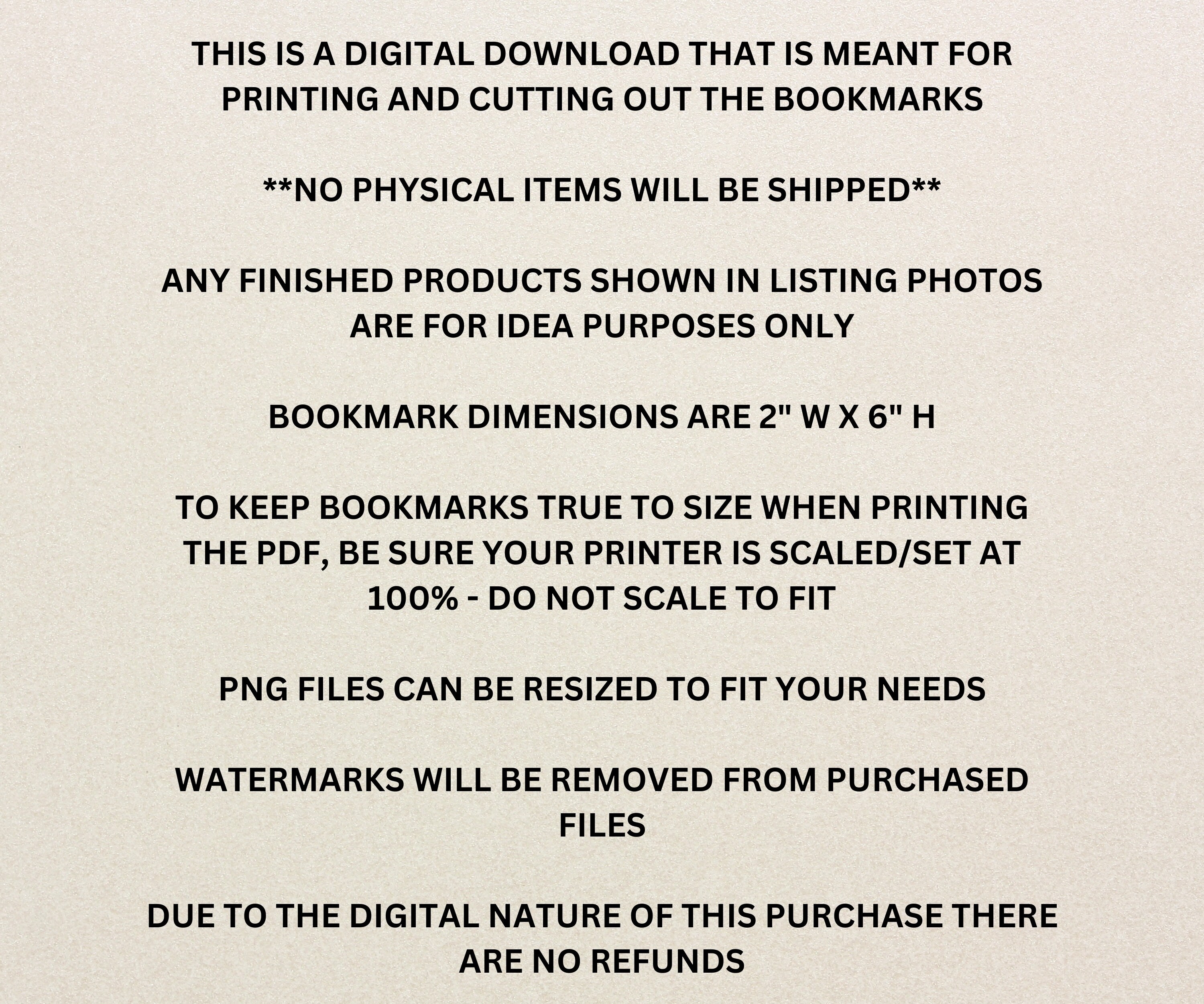 Printable Bookmarks Set of 8 Digital Download 11x8.5 PDF and Separate ...