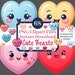 Cute Hearts Clipart Bundle Set of 68 Clipart Files Kawaii Hearts Cute ...