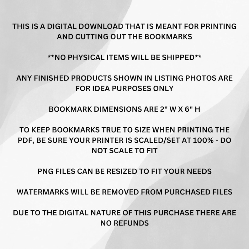 Printable Bookmarks Set of 8 Digital Download 11x8.5 PDF and Separate ...
