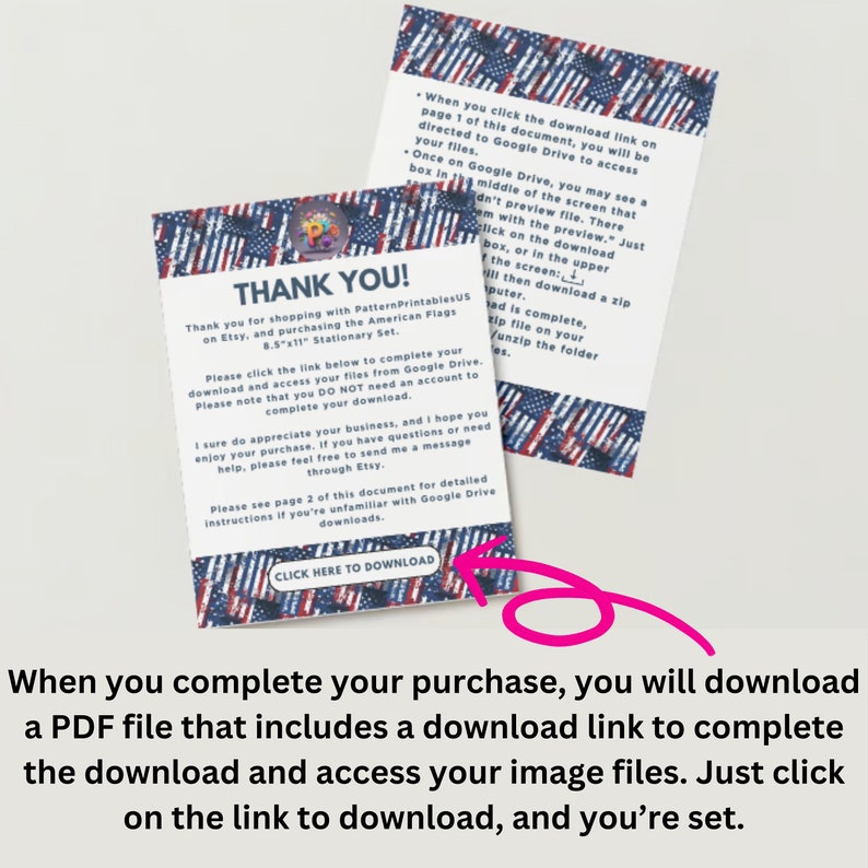 American Flags Digital Paper, Printable Background Scrapbook Papers 8 ...