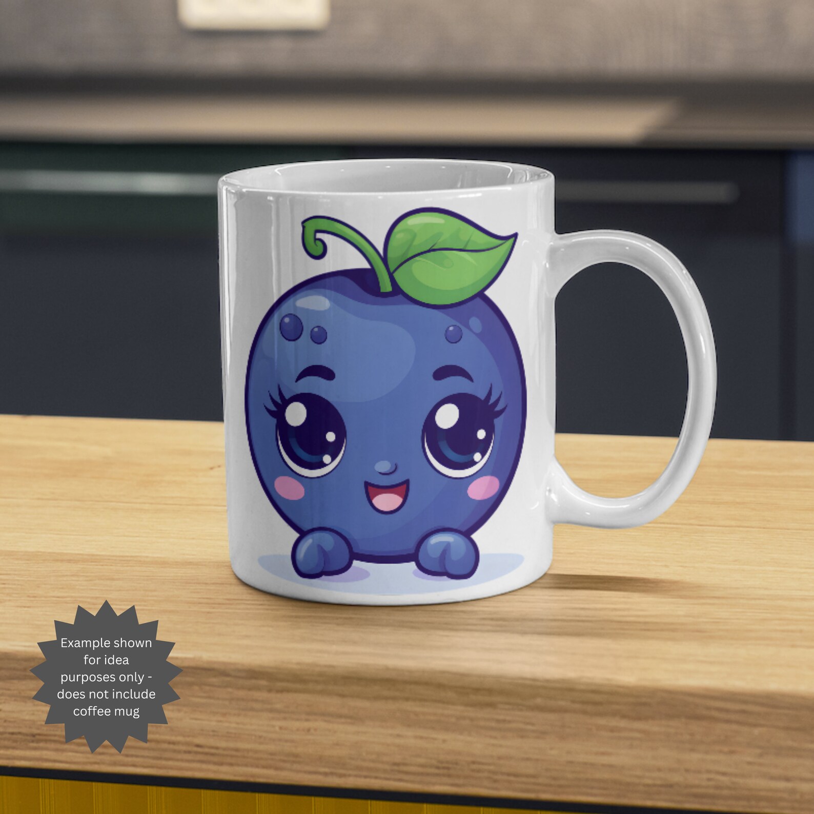 Cute Fruit Clipart Set of 14 Clipart Files Kawaii Fruit Banana Grapes ...