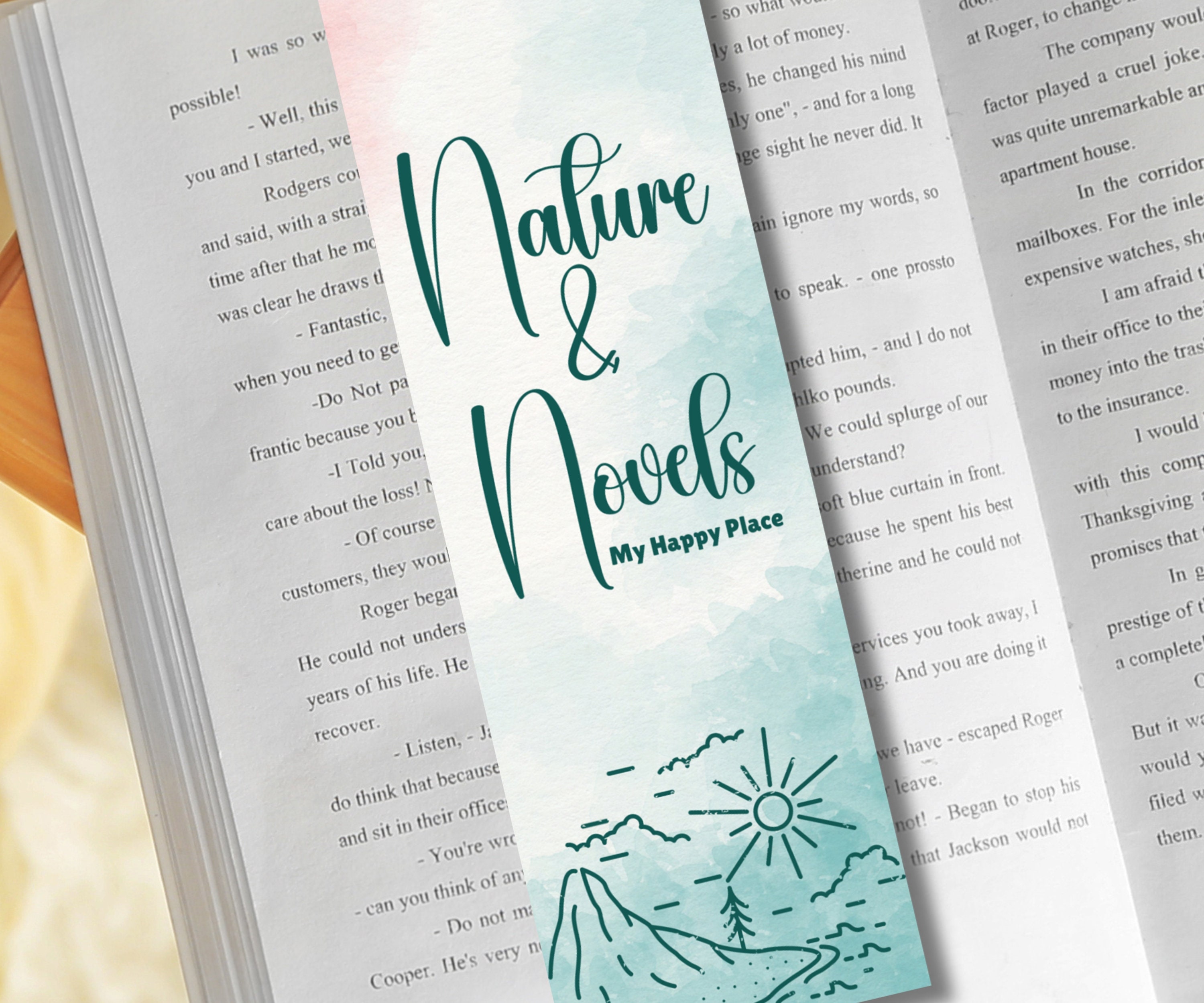 Camping Printable Bookmarks Set of 8 Digital Download 11x8.5 PDF and ...