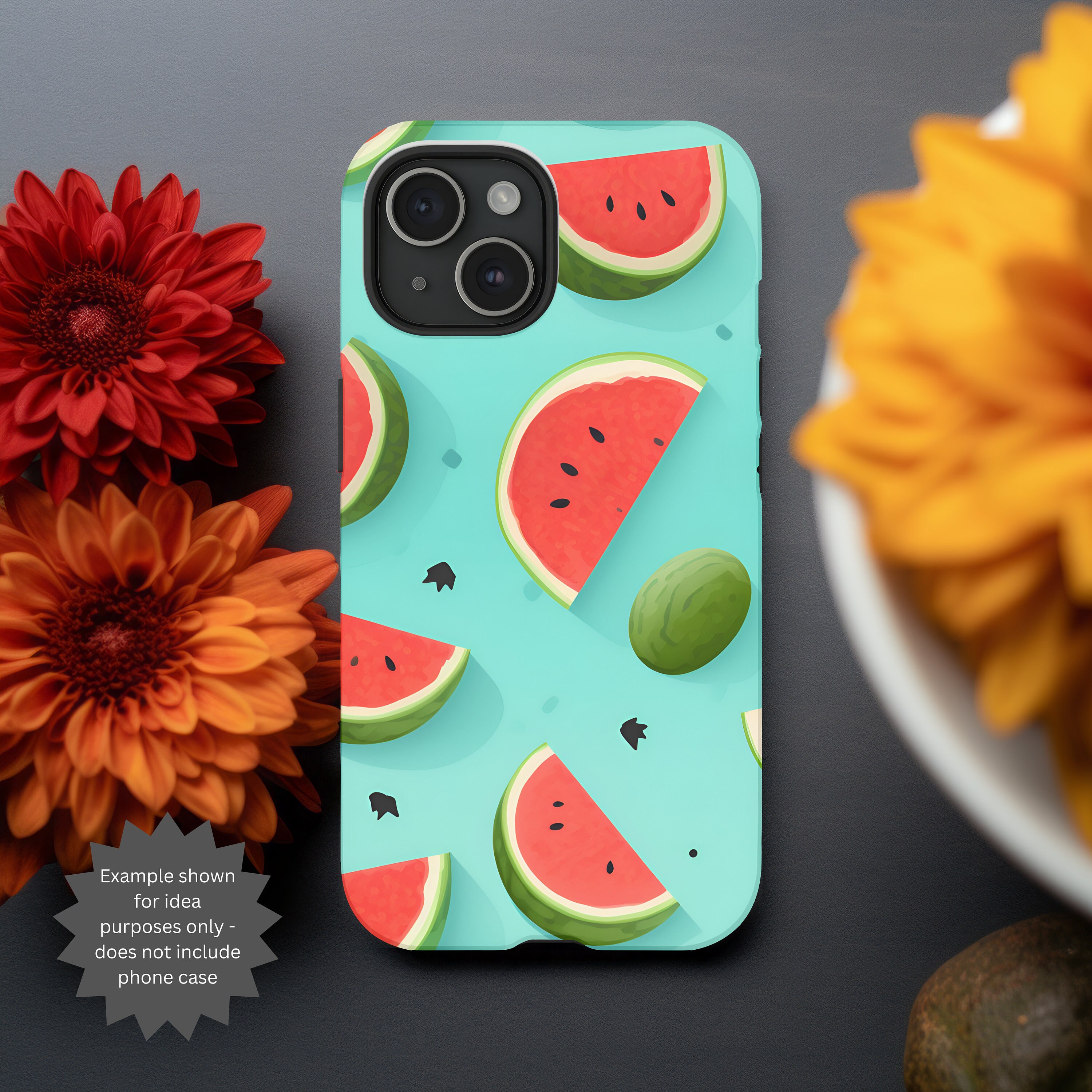 Watermelon Printable Background Scrapbook Papers, 12x12 Seamless ...