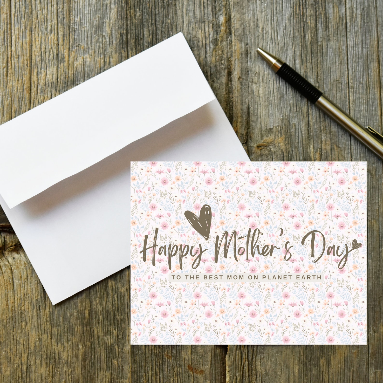 Happy Mother's Day Printable Greeting Card Includes DIY Printable ...
