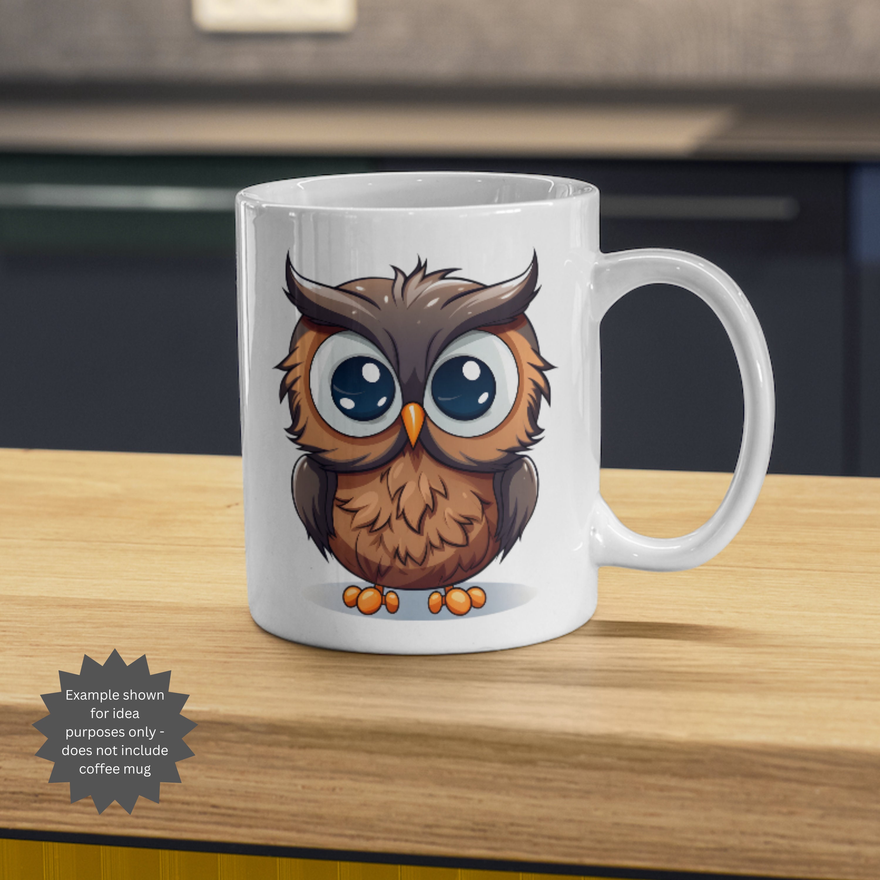 Cute Owl Clipart Set of 16 Clipart PNG Files Kawaii Owls Graphics ...