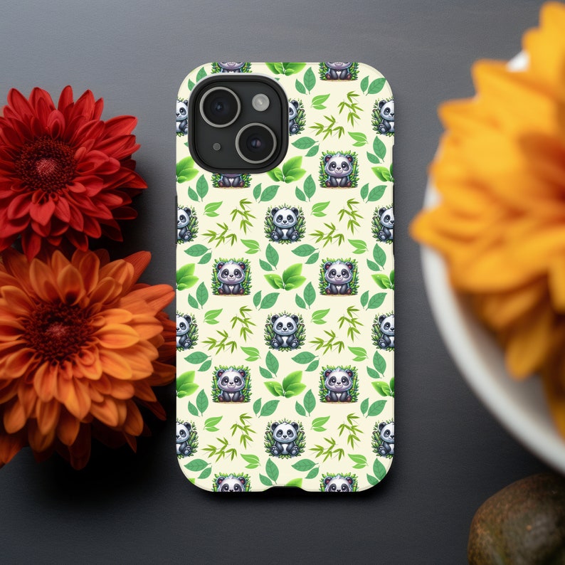 Cute Pandas 12x12 Seamless Pattern Digital Paper Printable Background ...