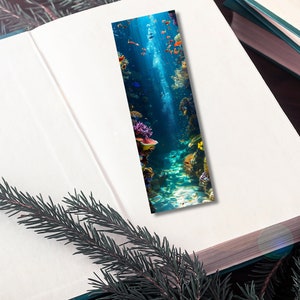 Oceanscape Printable Bookmarks Set of 8 Digital Download 11x8.5 PDF and ...