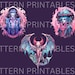 Pastel Vampires Clip Art Set, 30 Files, Instant Download, 300 DPI PNG ...