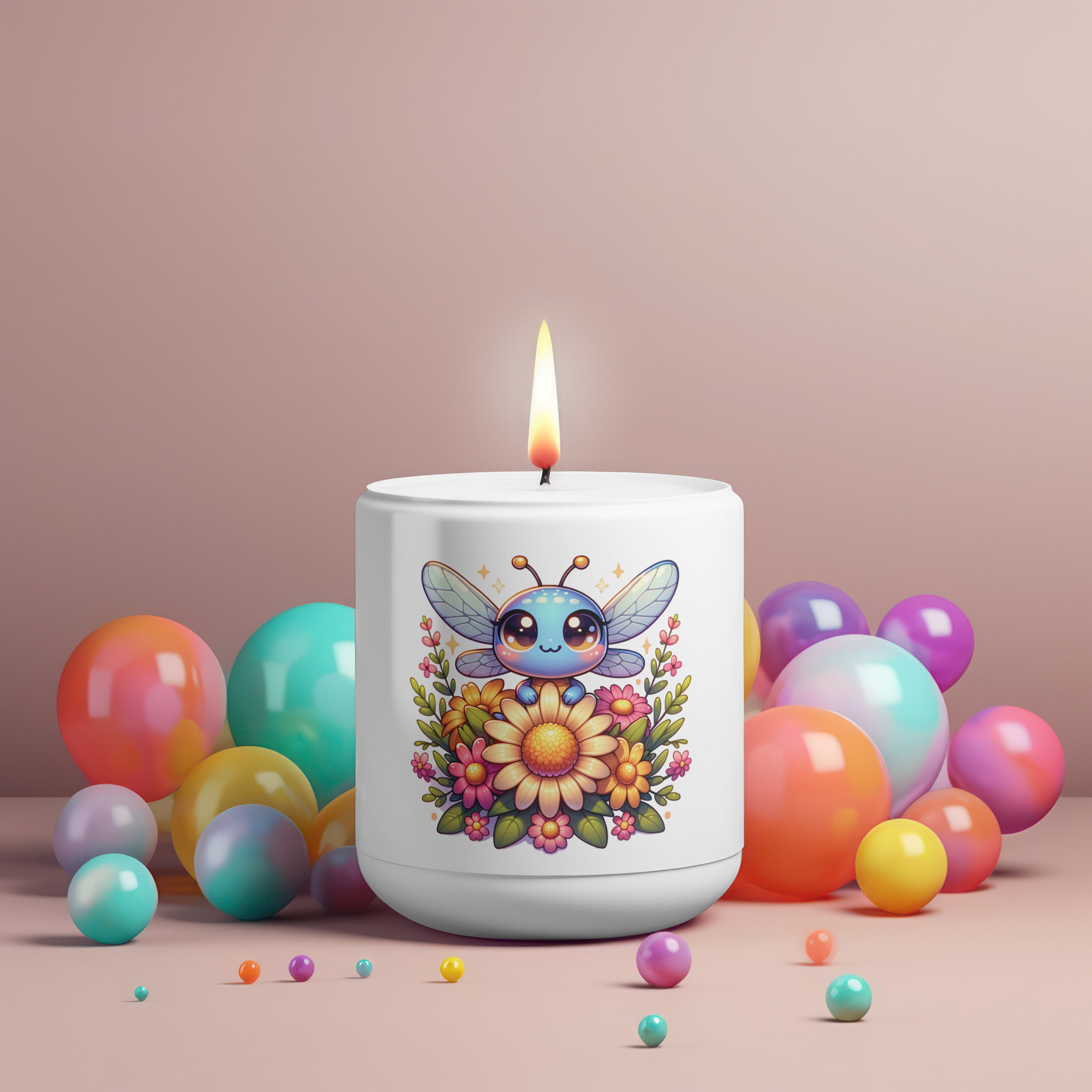 Cute Garden Insects Clipart Set of 16 Clipart PNG Files Kawaii Bug ...