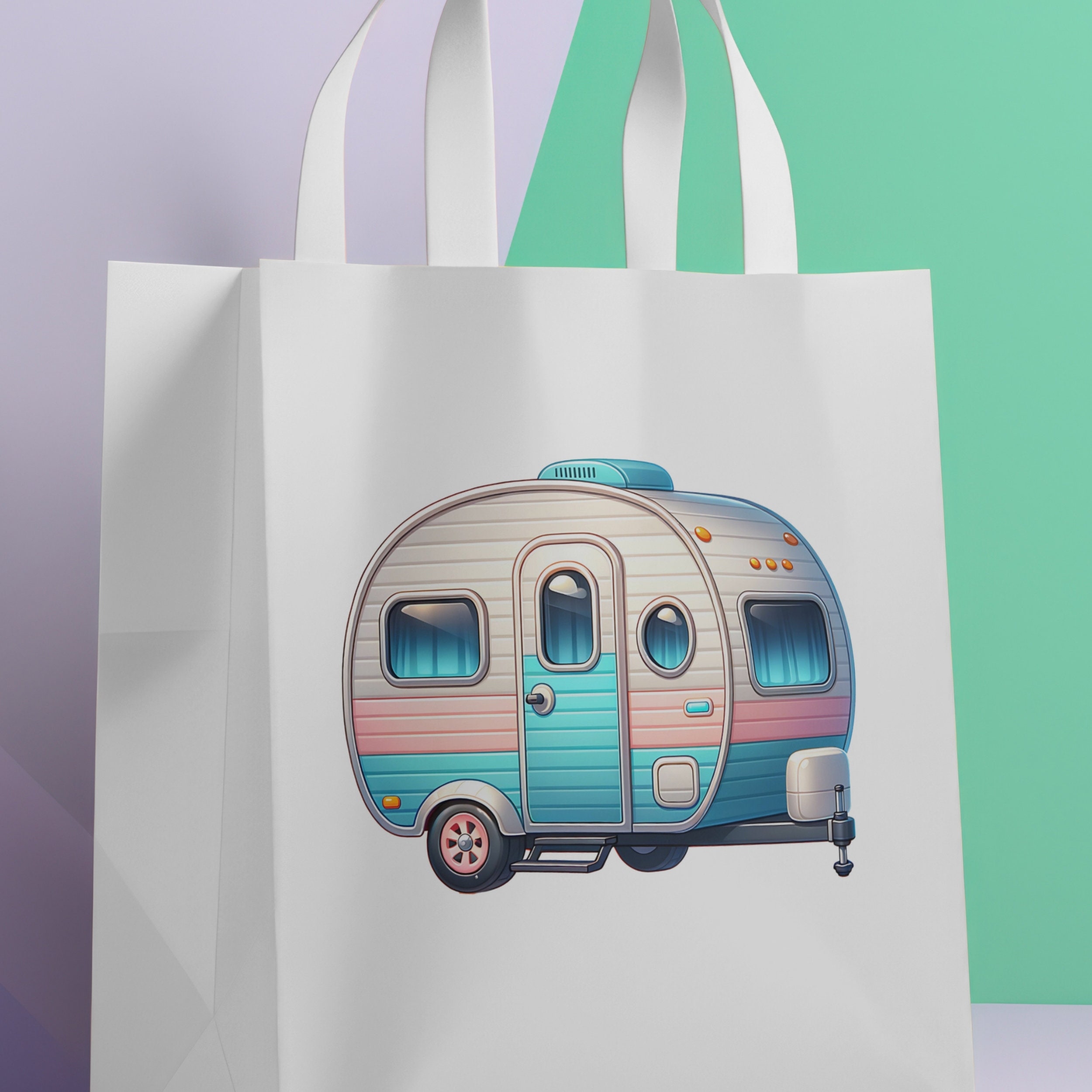 Camping Clipart Bundle Set of 30 Adorable Outdoor Themed PNG Files ...