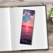 Ocean Sunset Printable Bookmarks Set of 8 Digital Download 11x8.5 PDF ...