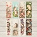 Printable Bookmarks Set of 8 Digital Download 11x8.5 PDF and Separate ...