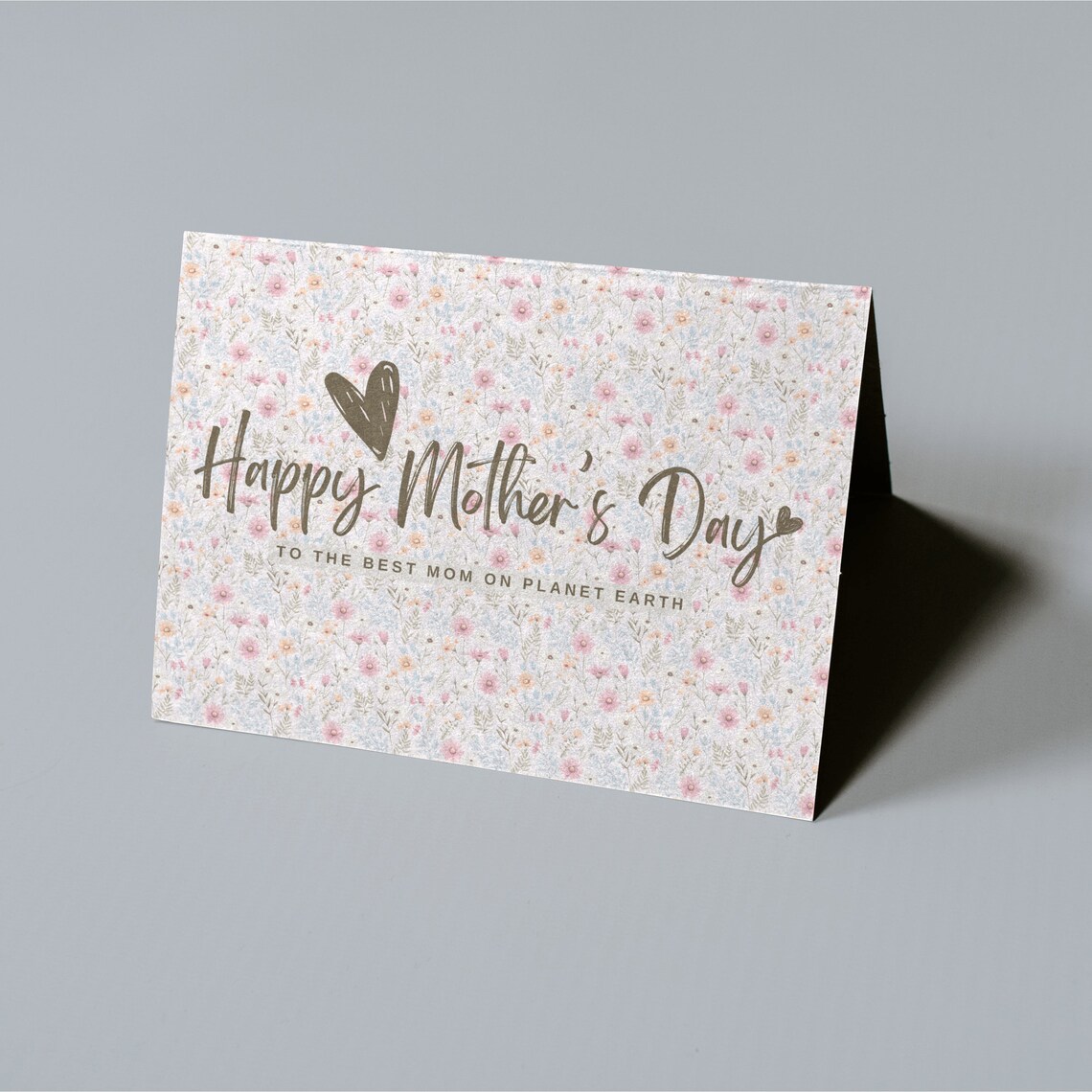 Happy Mother's Day Printable Greeting Card Includes DIY Printable ...