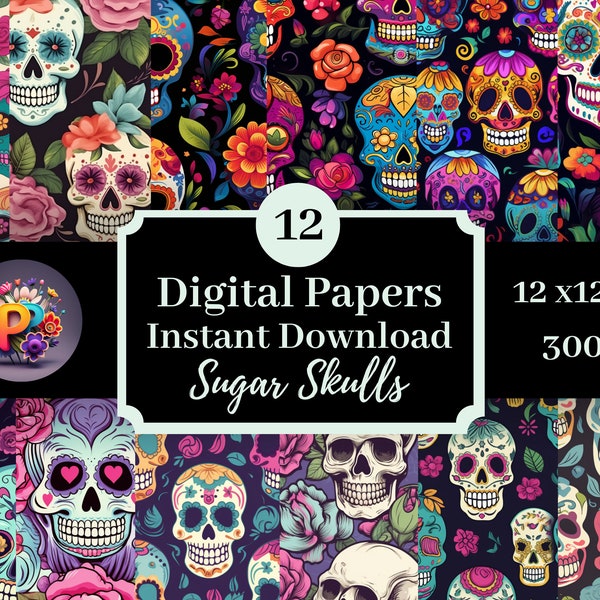 Sugar Skull Pattern - Etsy