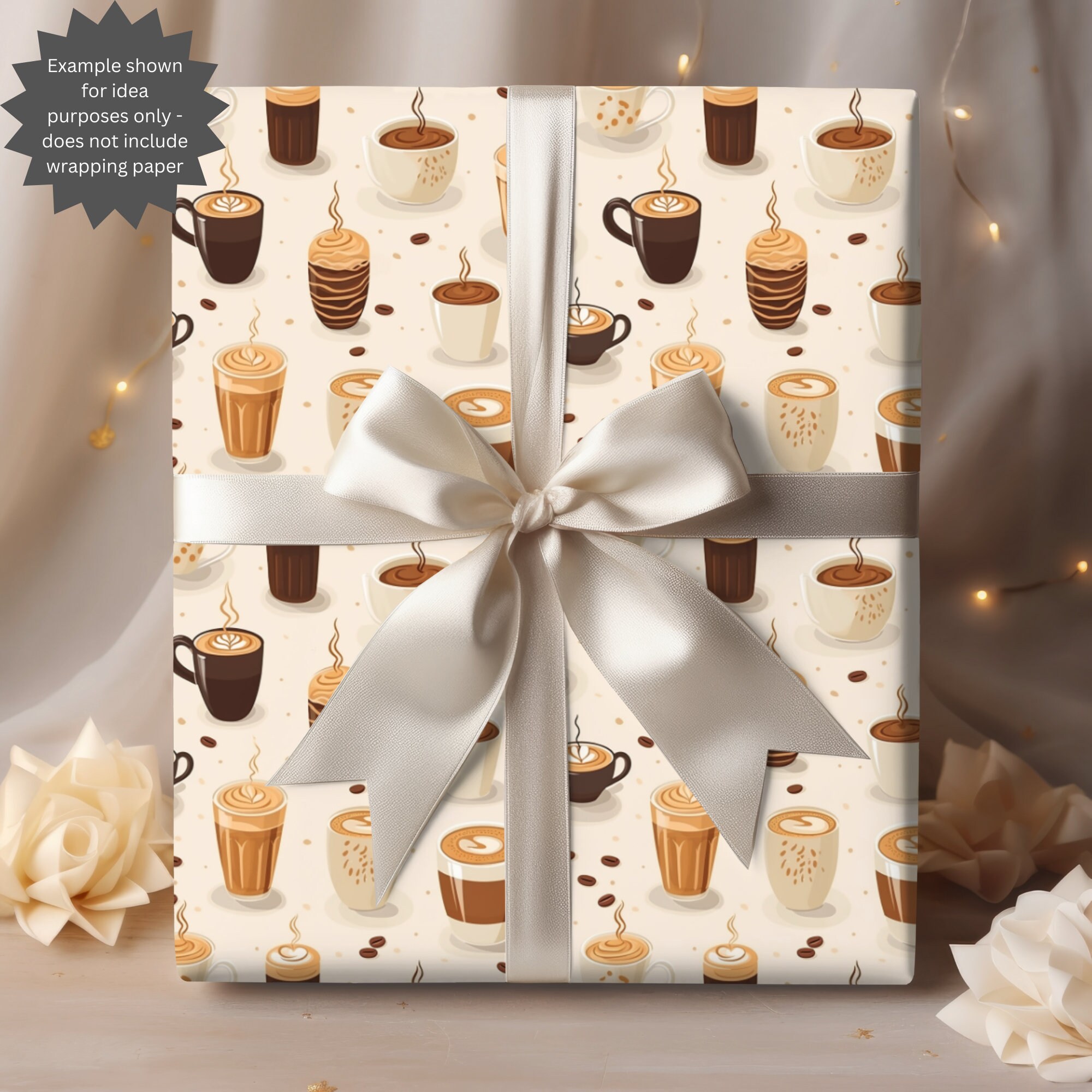 Lotta Latte Love Printable Background Scrapbook Papers, 12x12 Seamless ...