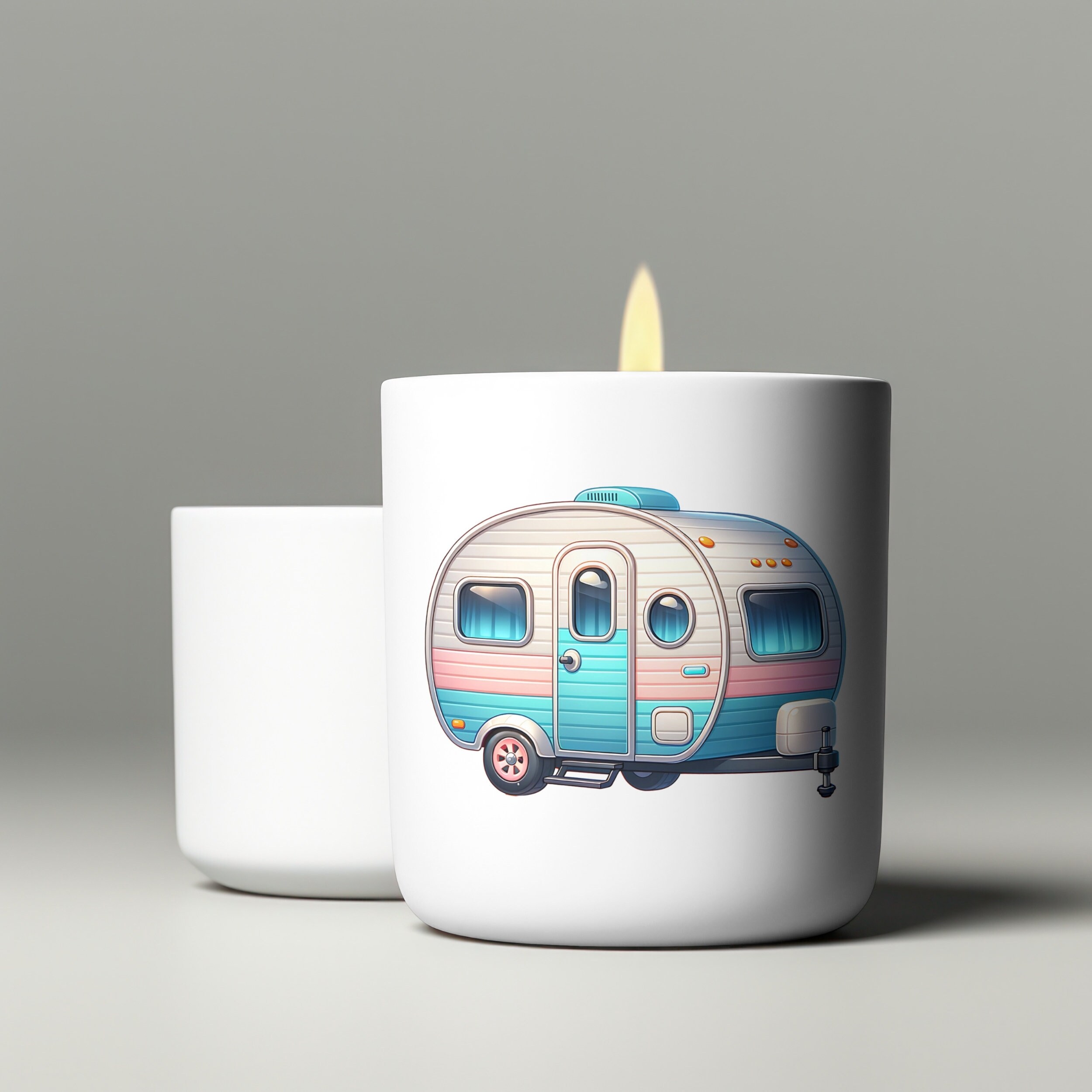 Camping Clipart Bundle Set of 30 Adorable Outdoor Themed PNG Files ...