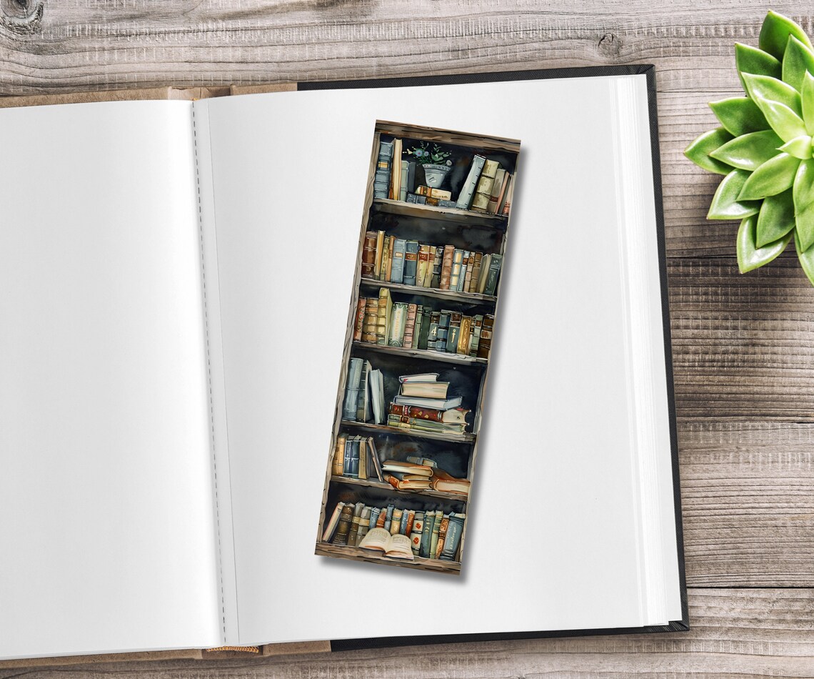 Printable Bookmarks Set of 8 Digital Download 11x8.5 PDF and Separate ...