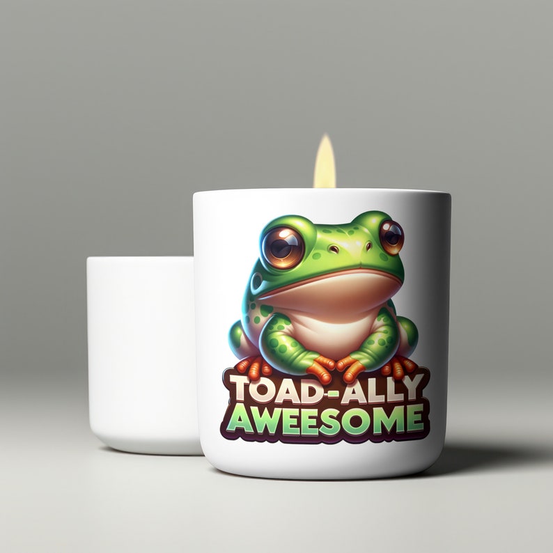 Toad-ally Awesome Frogs Set of 8 Clipart PNG Files Transparent ...