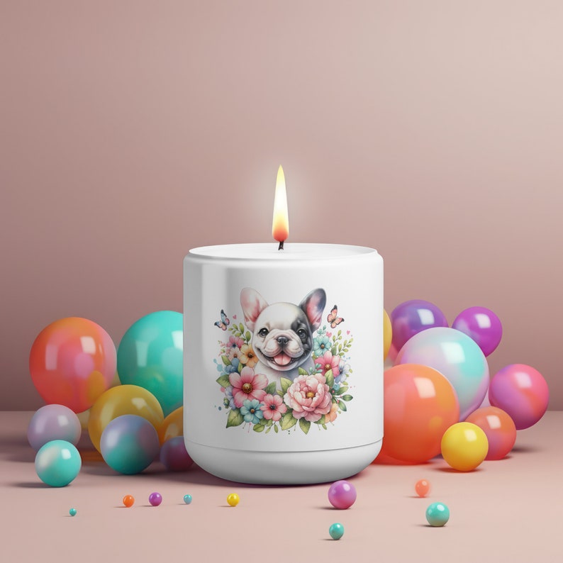 Spring Frenchies Clipart Bundle Set of 8 Clipart Files Cute French ...