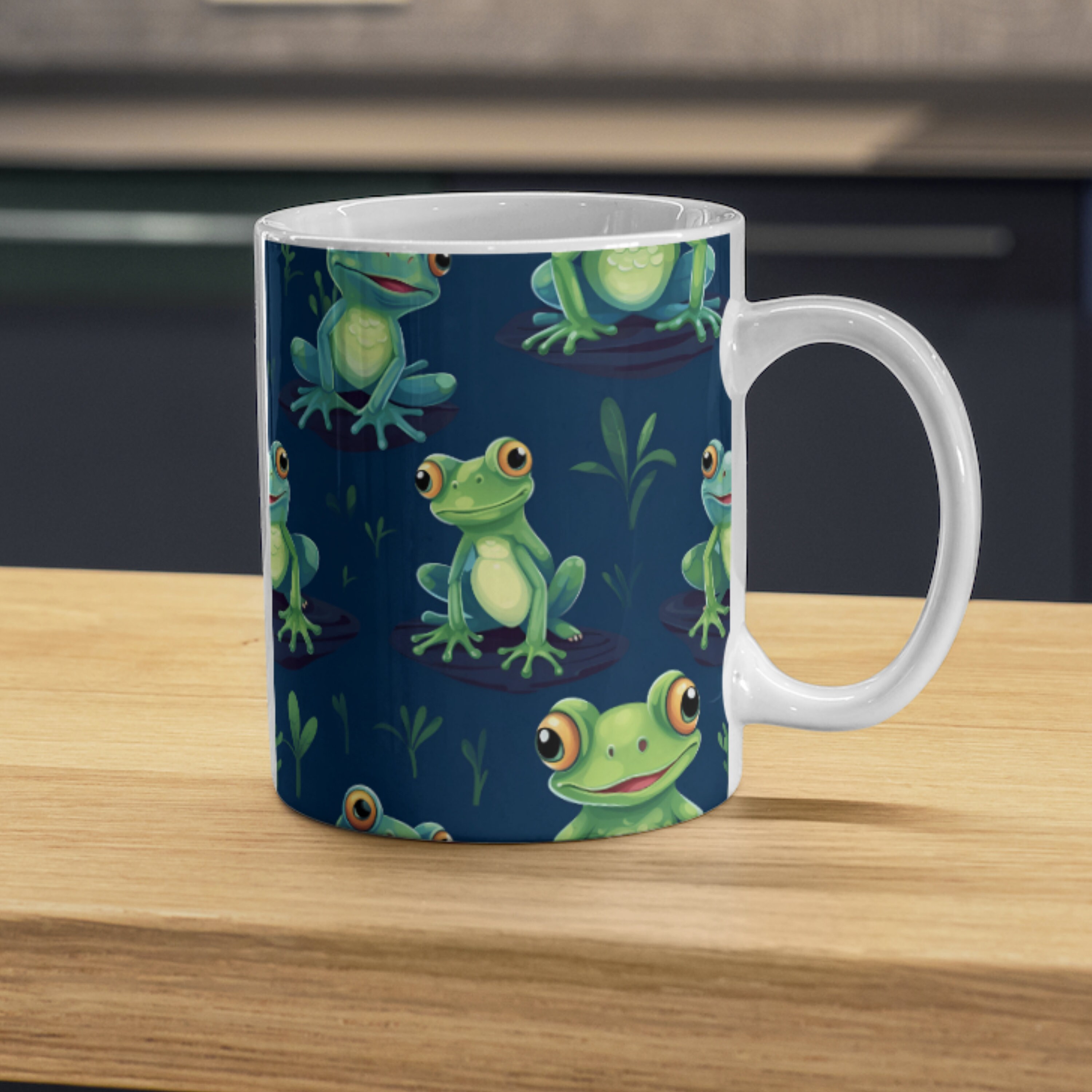 Playful Frogs Digital Paper Printable Background Scrapbook Papers 12x12 ...