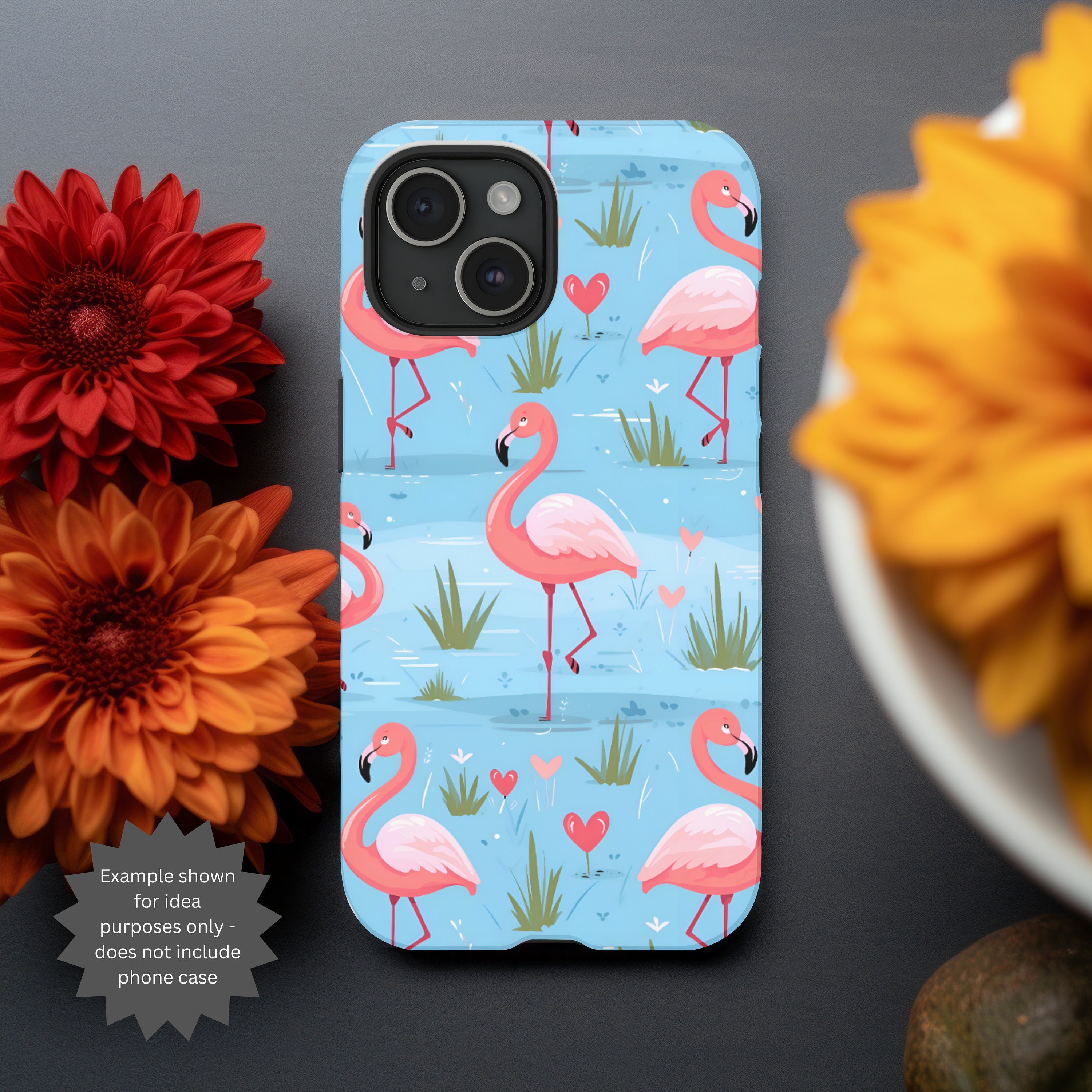 Pink Flamingo Printable Background Scrapbook Papers, 12x12 Seamless ...