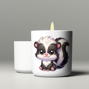 Cute Baby Skunks Clipart Bundle Set of 8 Clipart Files Cartoon Animal ...