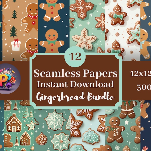 Gingerbread Pattern - Etsy