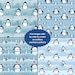 Cute Penguins Digital Paper, Printable Background, Scrapbook Papers ...