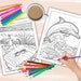 Summer Vibes Coloring Book, Beach Fun Coloring Sheets, Adult Coloring ...